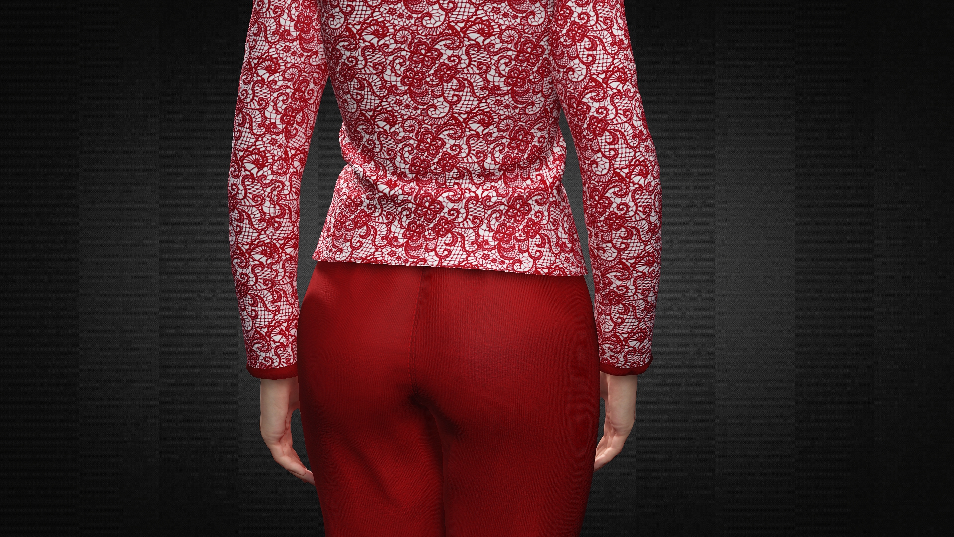 Business Suit Red