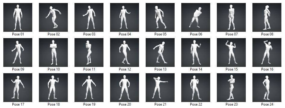 Pose Pack V2 - 2023