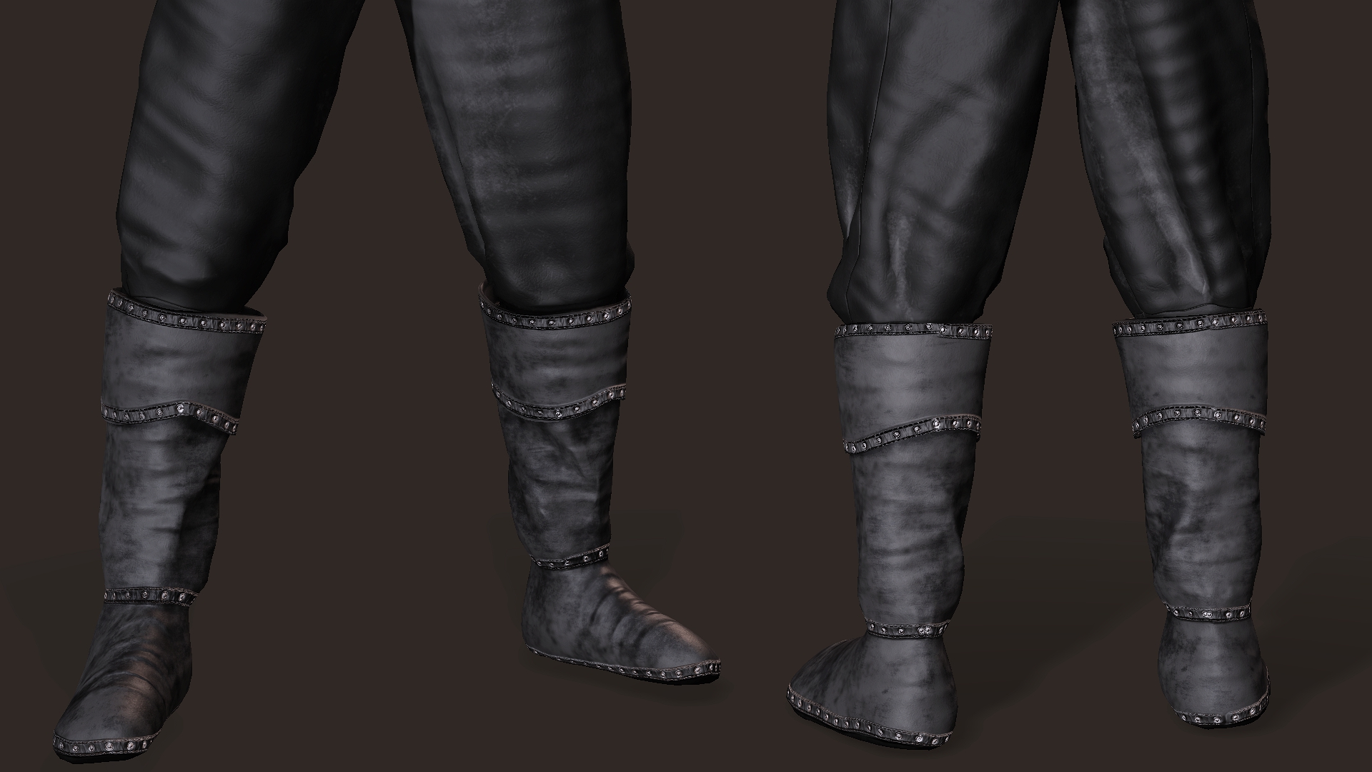 Medieval cloth and boots_3