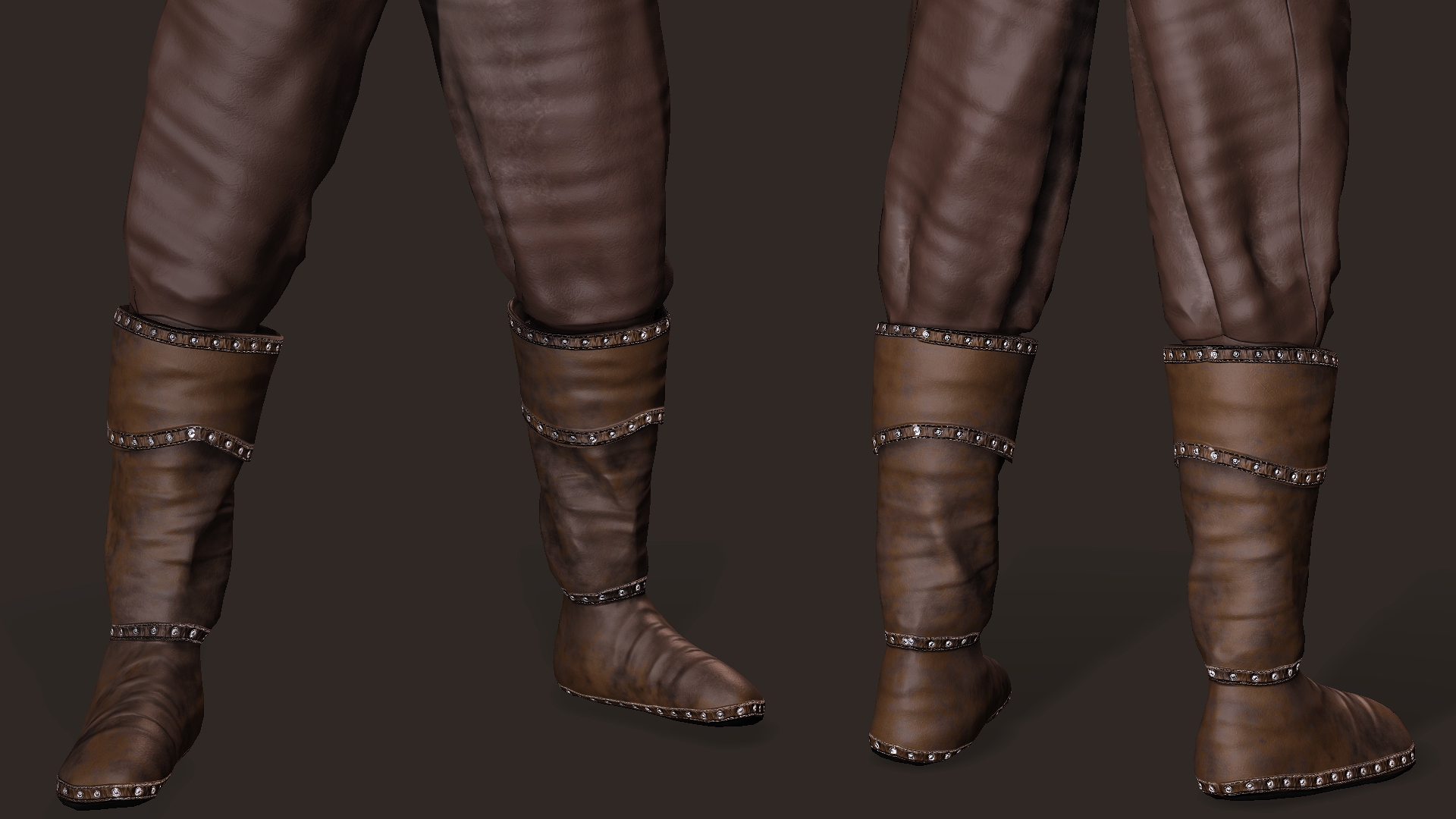 Medieval cloth and boots_3