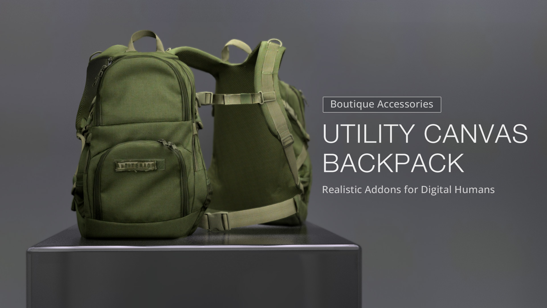 Utility Canvas Backpack