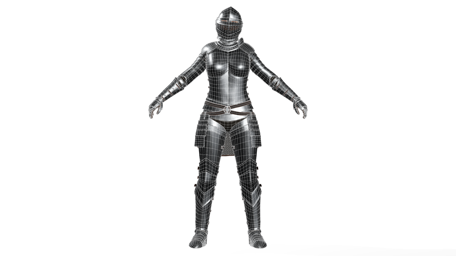 Female Plate Armor Ceremonial (Material)