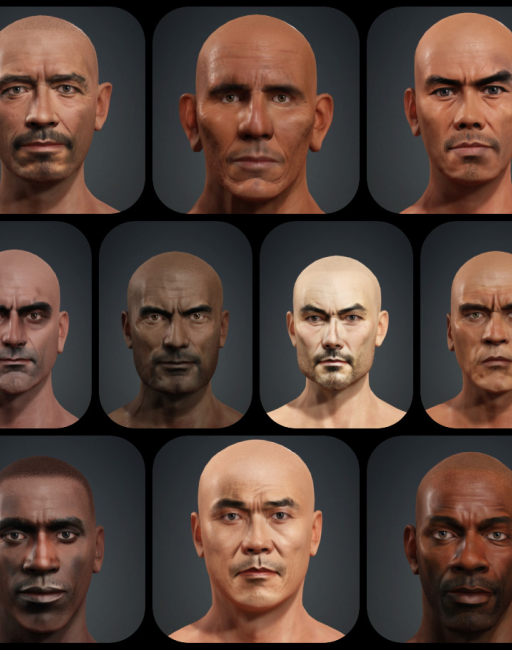 International Faces - Men 40