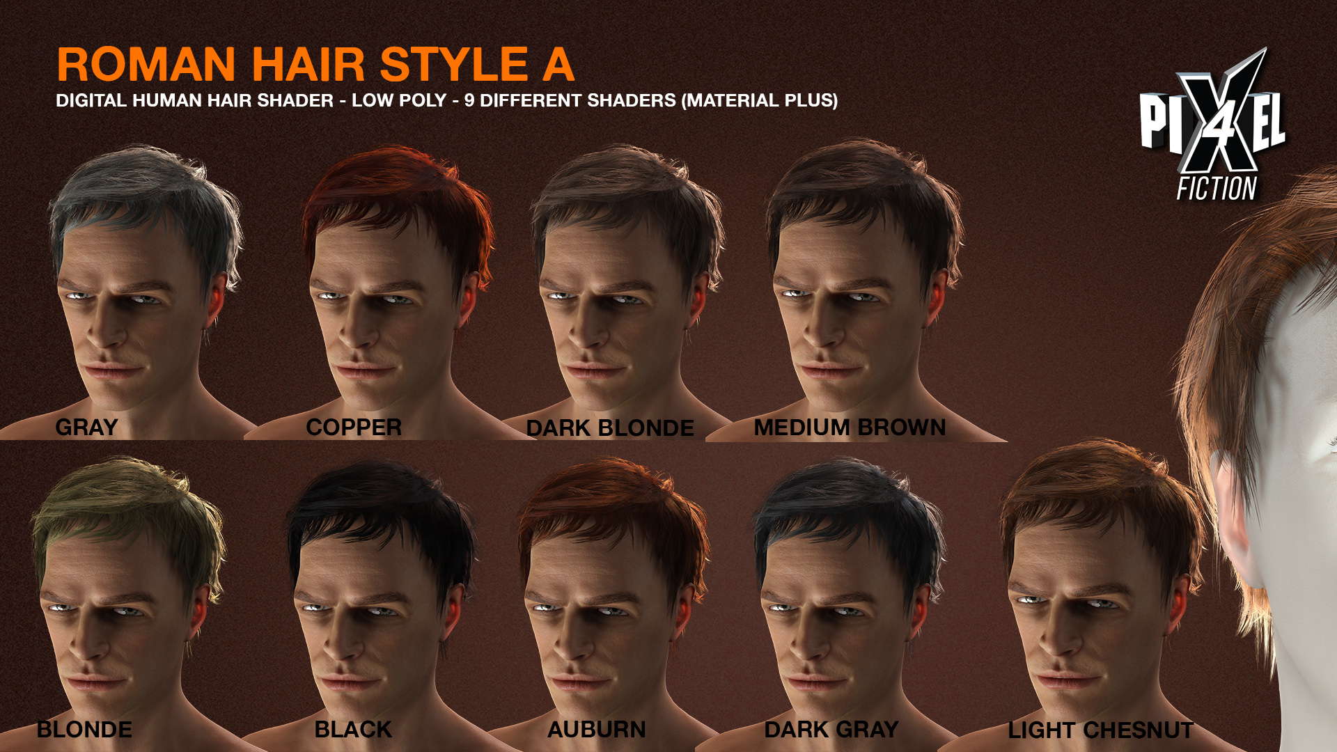Roman Hair Style A