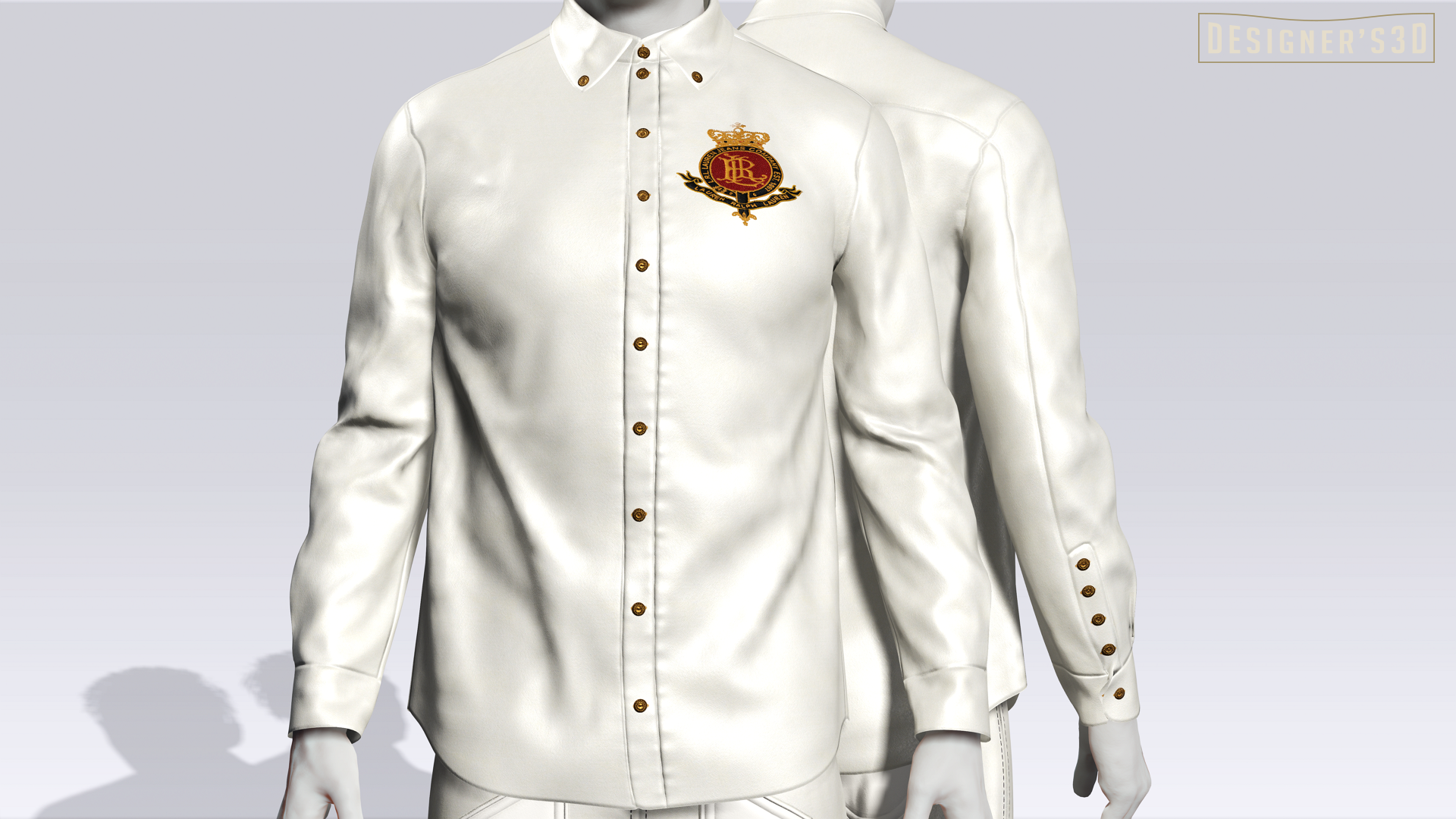Male White Shirt