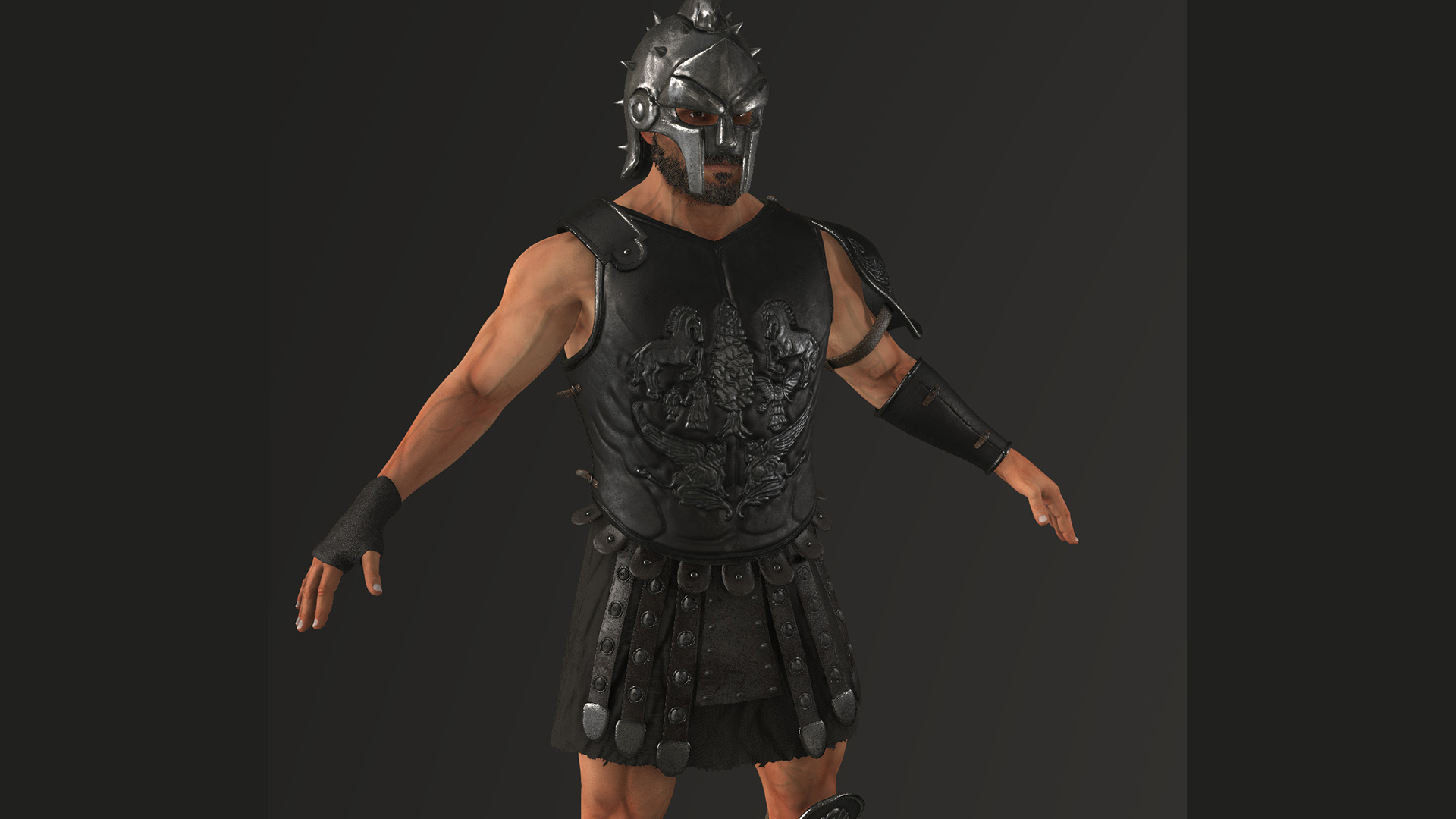 Roman Gladiator MAXIMUS realistic ancient warrior