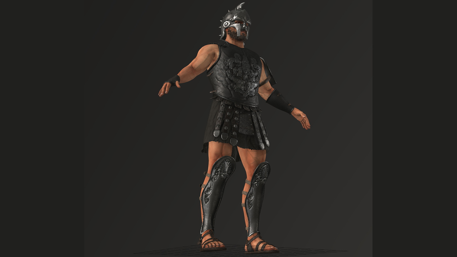 Roman Gladiator MAXIMUS realistic ancient warrior