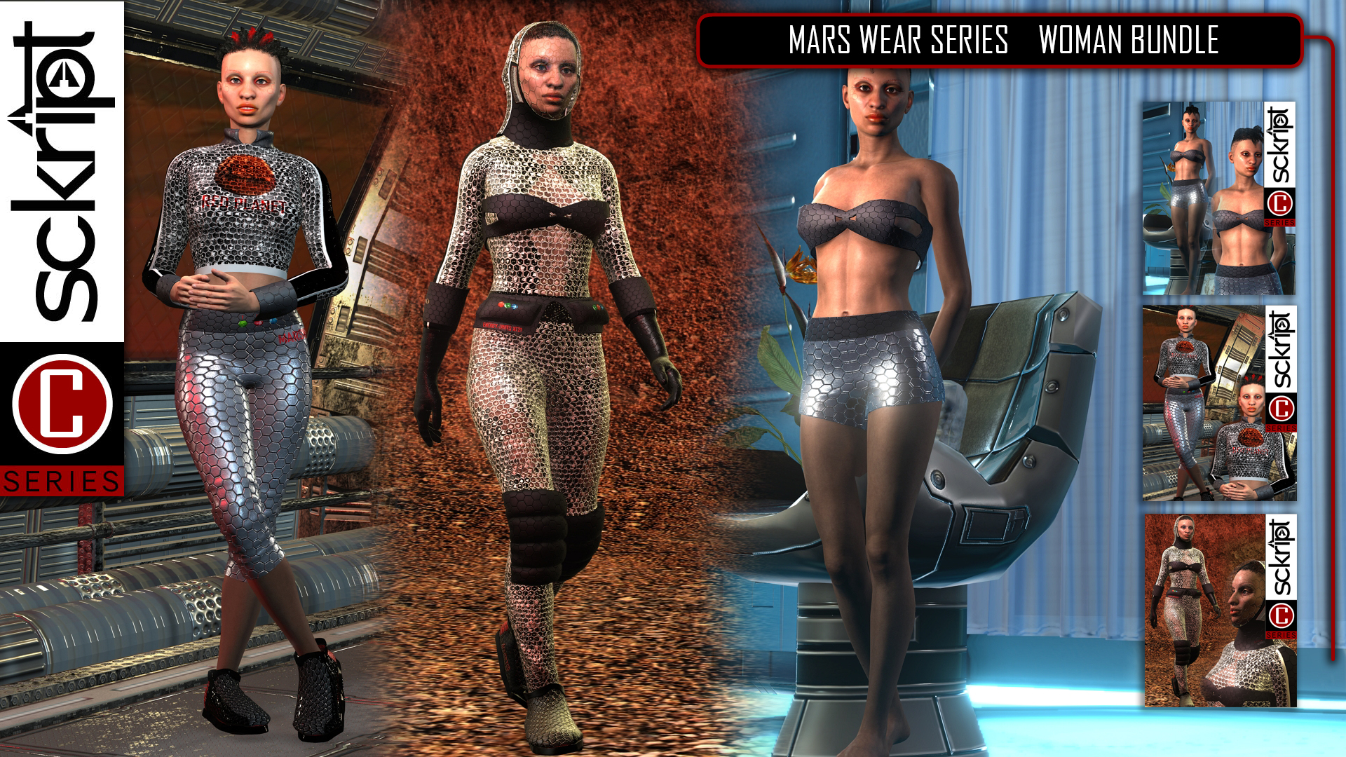 Sckript Mars Wear Woman Collection Bundle