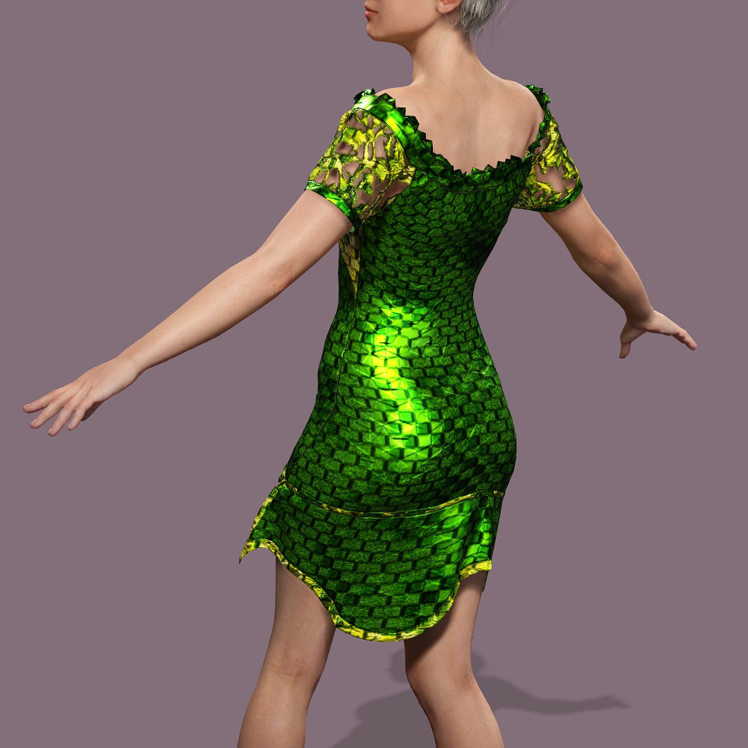 Auva Dress Green