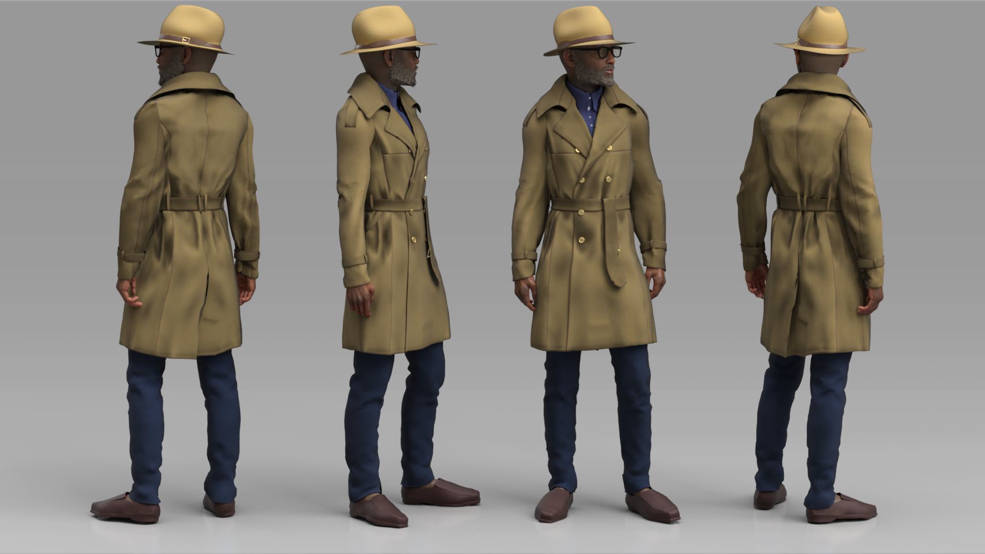 Male Trench Coat