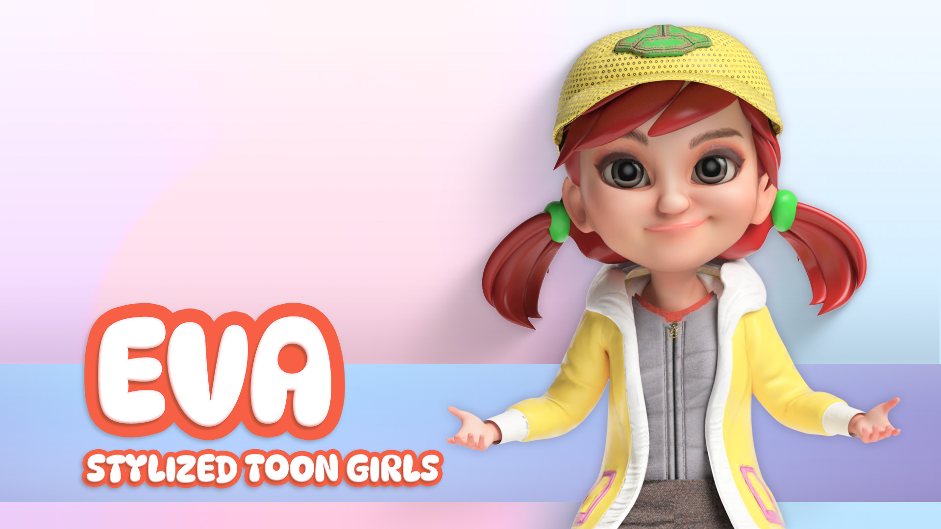 Stylized Toon Girls - Eva