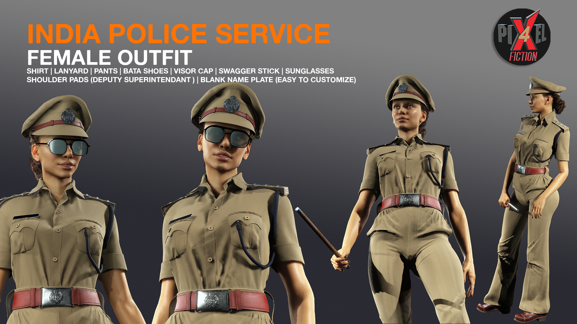 IPS India Police Officer Women Outfit