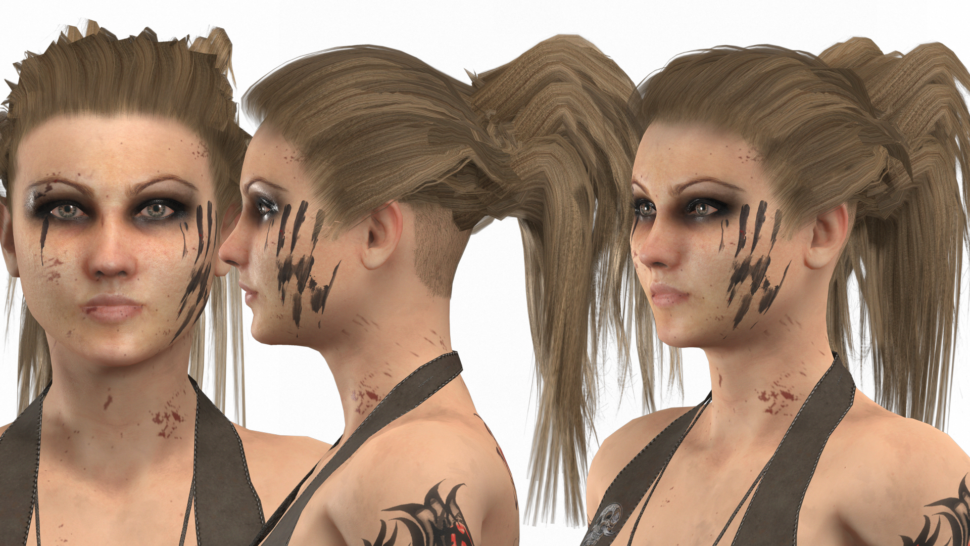 Post-apocalyptic Hair Pack - Female