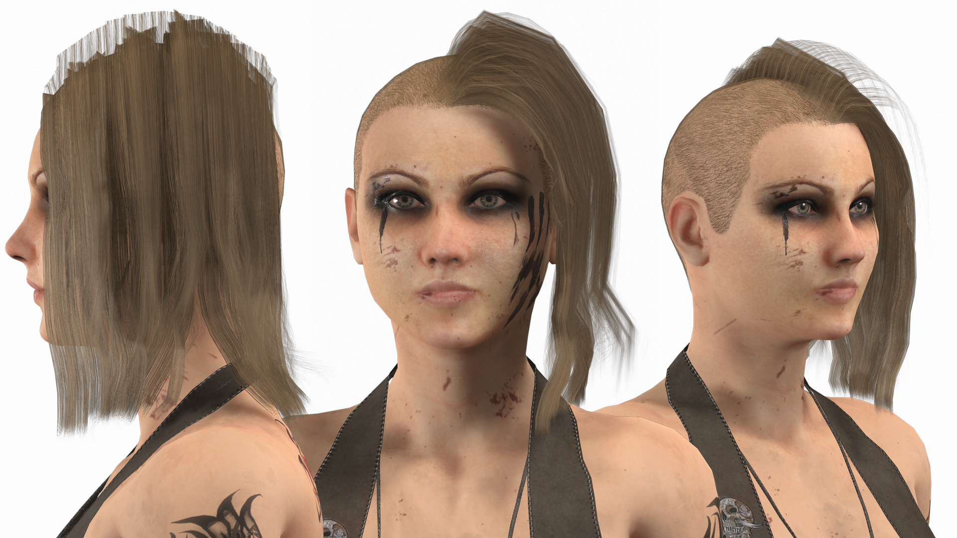 Post-apocalyptic Hair Pack - Female