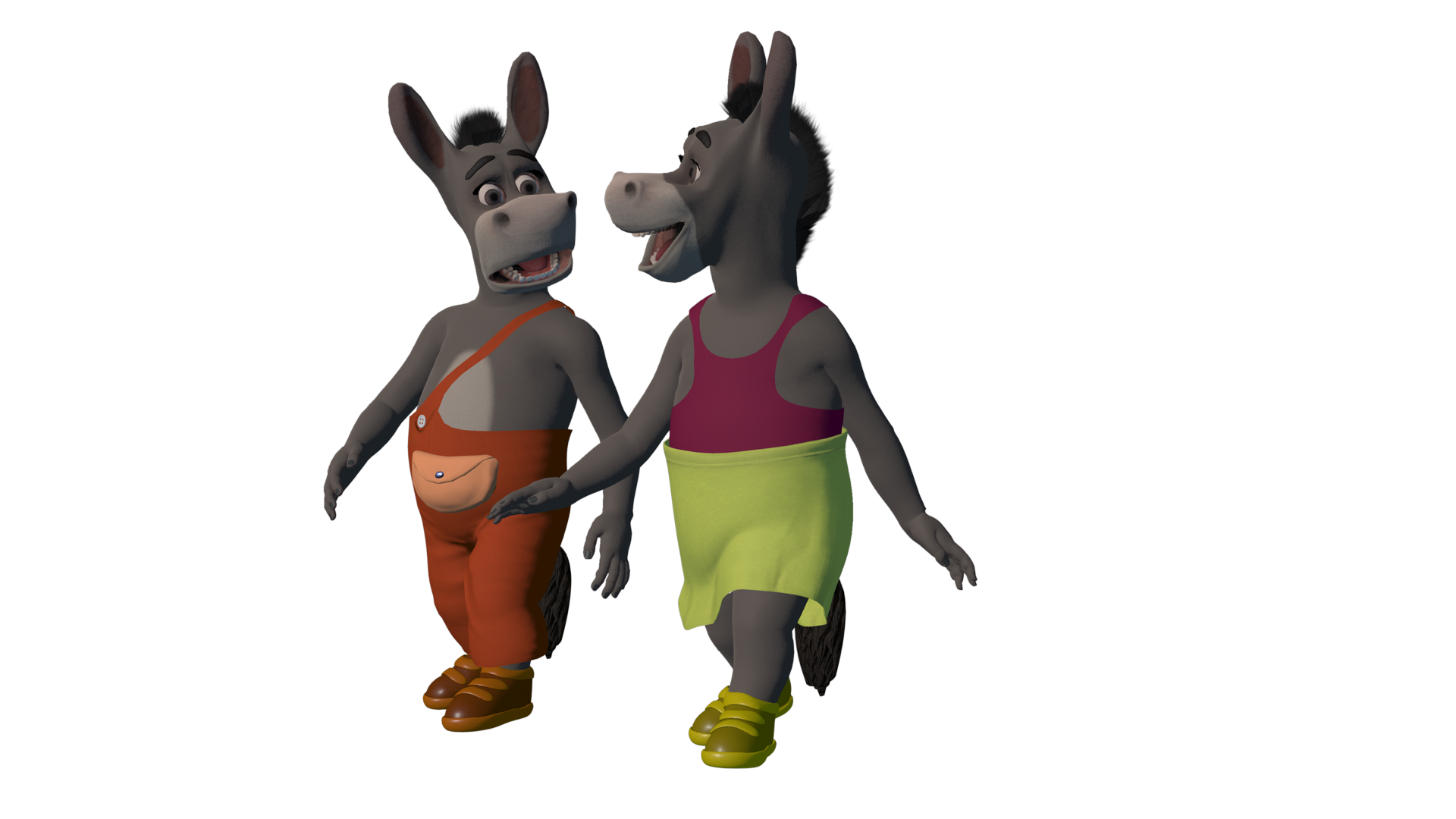 Toon donkey