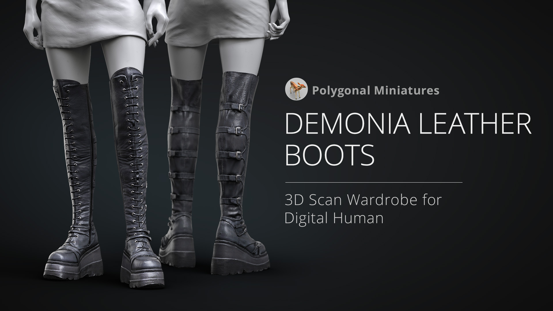 Demonia Leather Boots