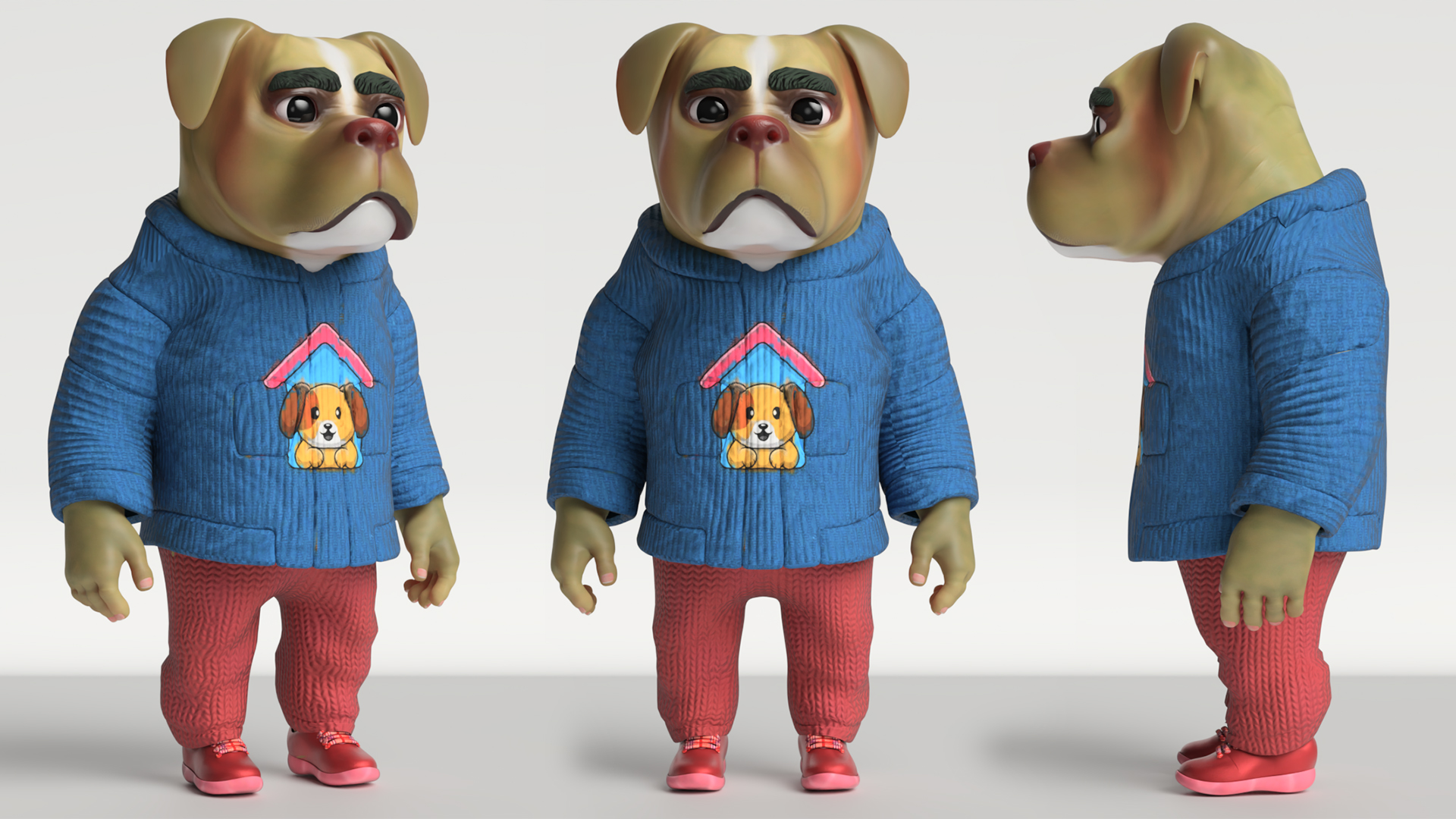 Stylized Toon Dogs Vol 1