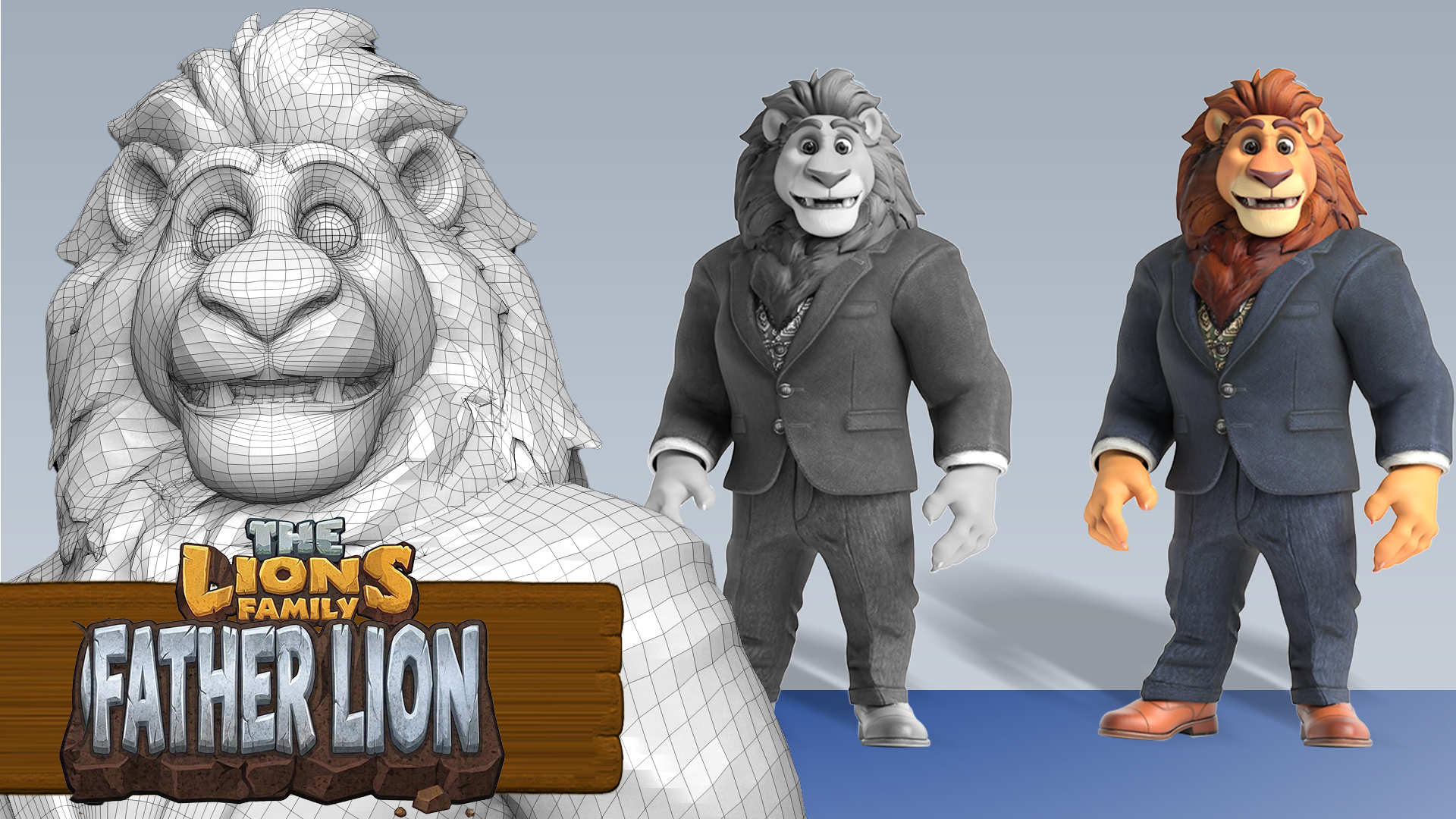 Animal Toons - The Lions Family