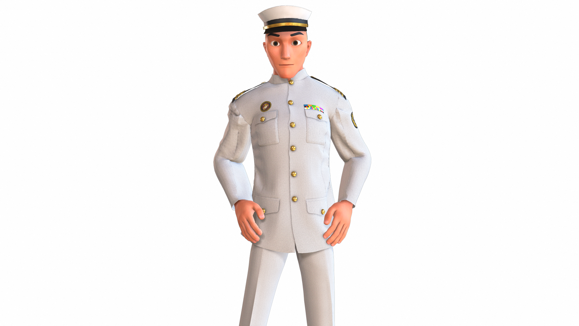 Robert Navy Uniform
