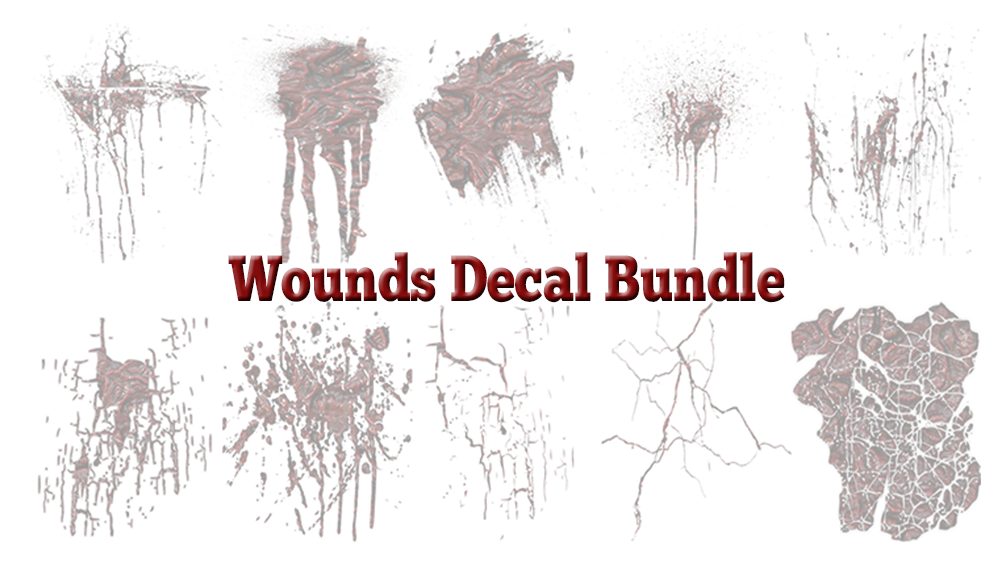 Wounds Decal Bundle
