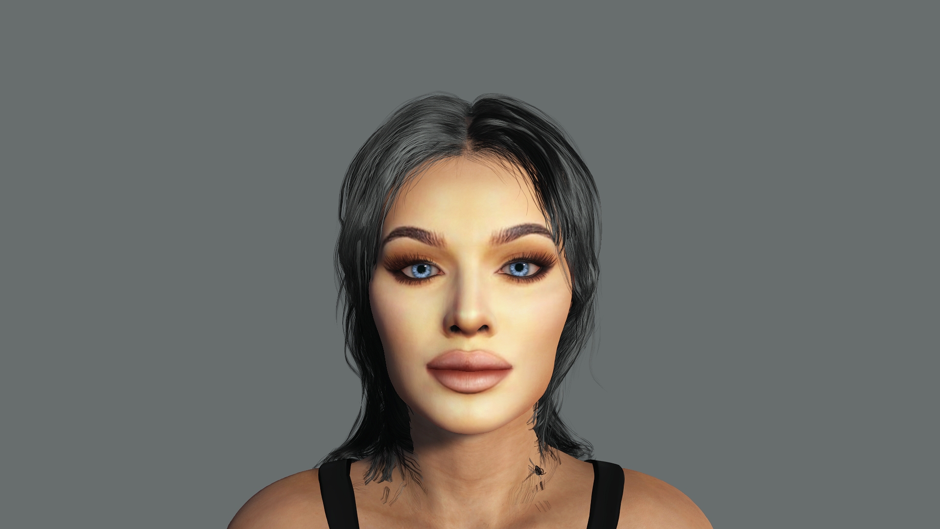 Avatar - Female 6 pack w/hair
