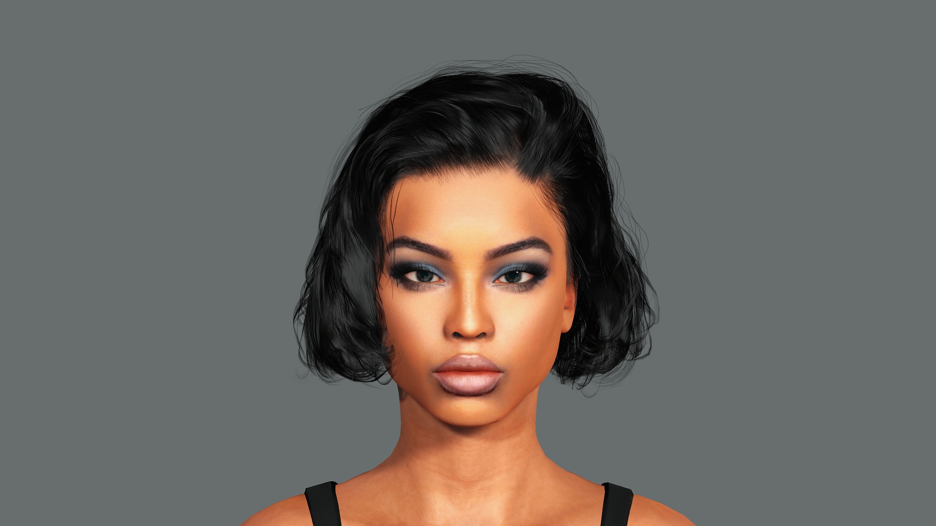Avatar - Female 6 pack w/hair