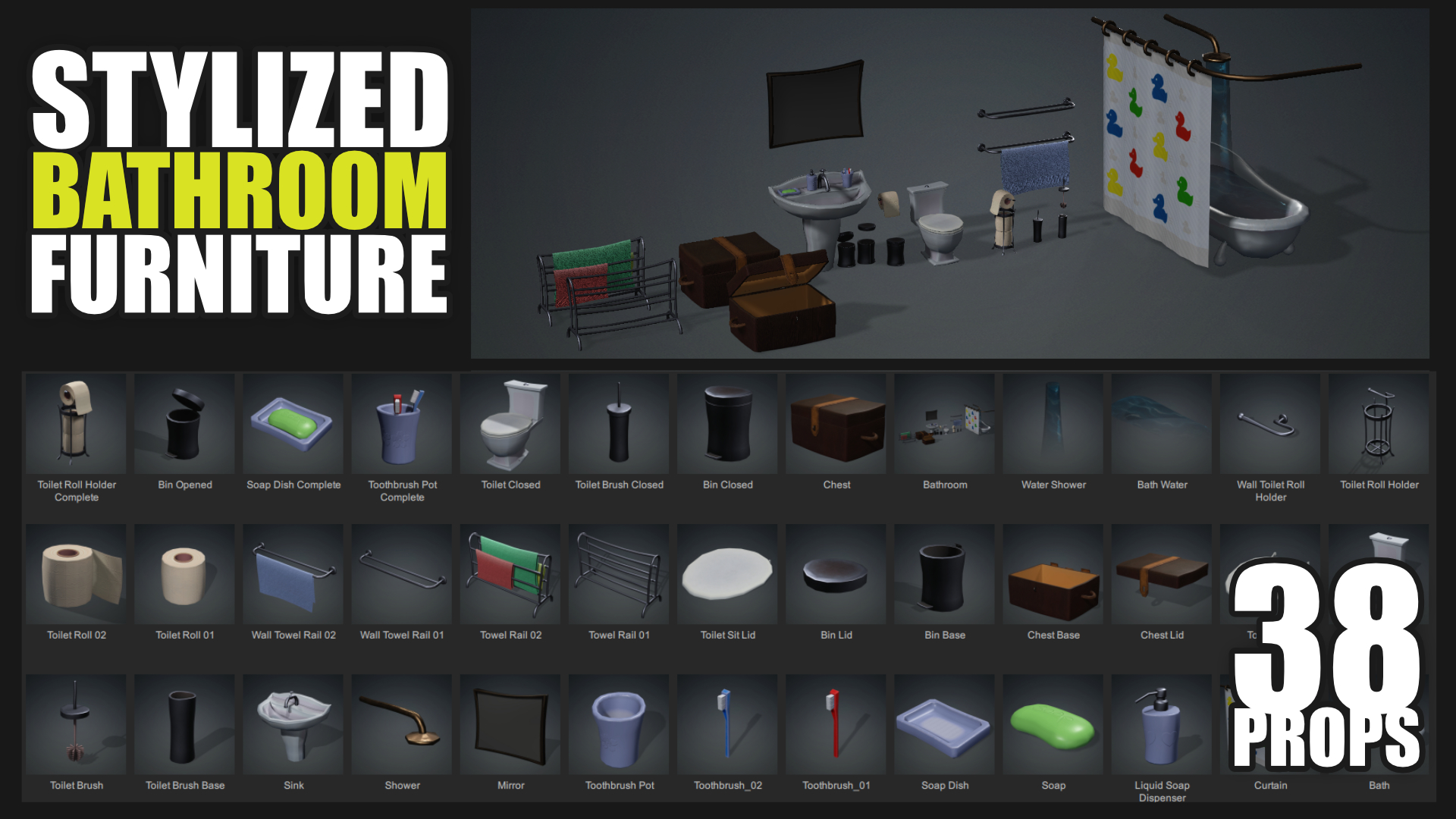 Stylized Bathroom Furniture