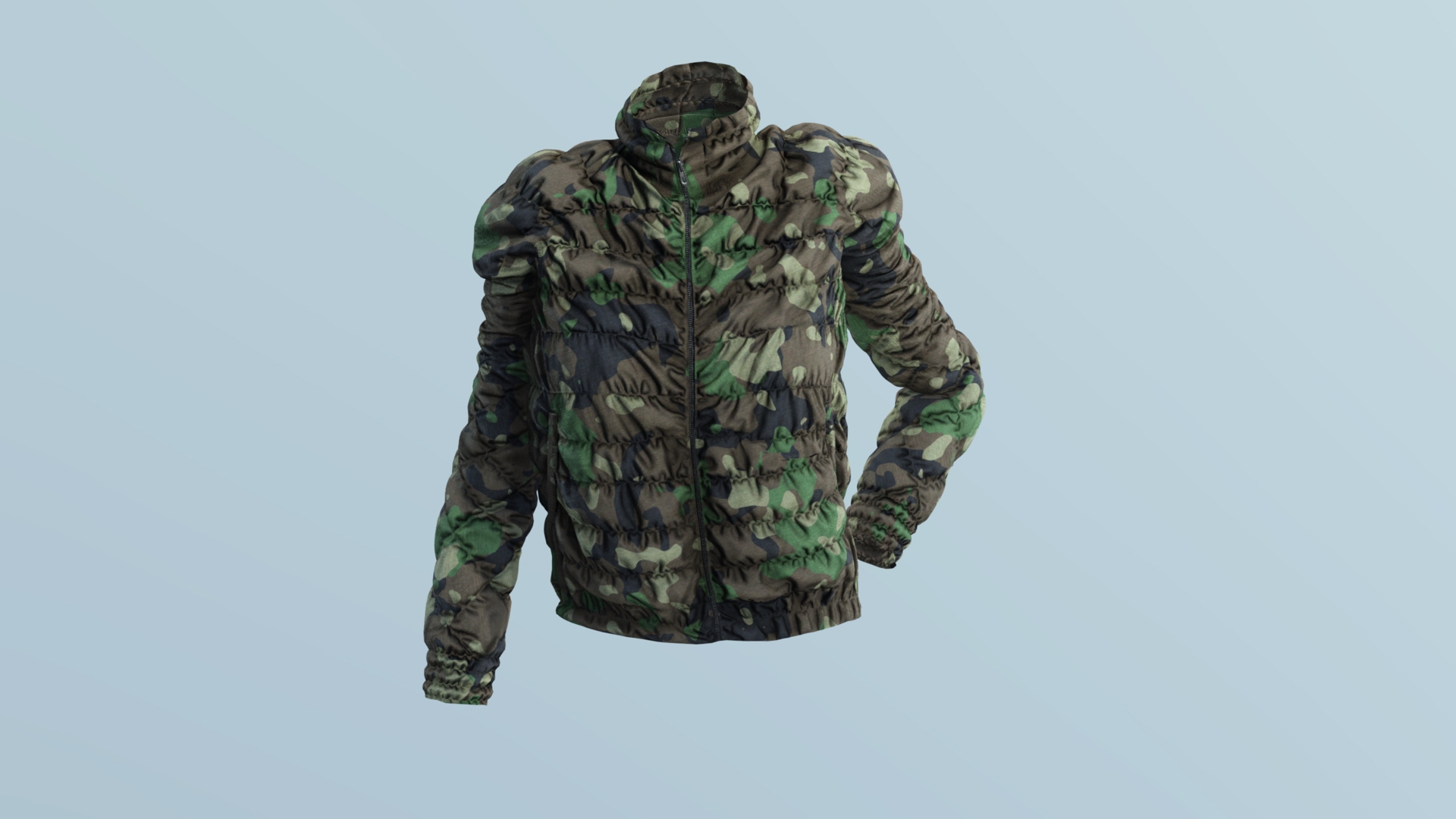 Winter Jacket M07 Camo Green
