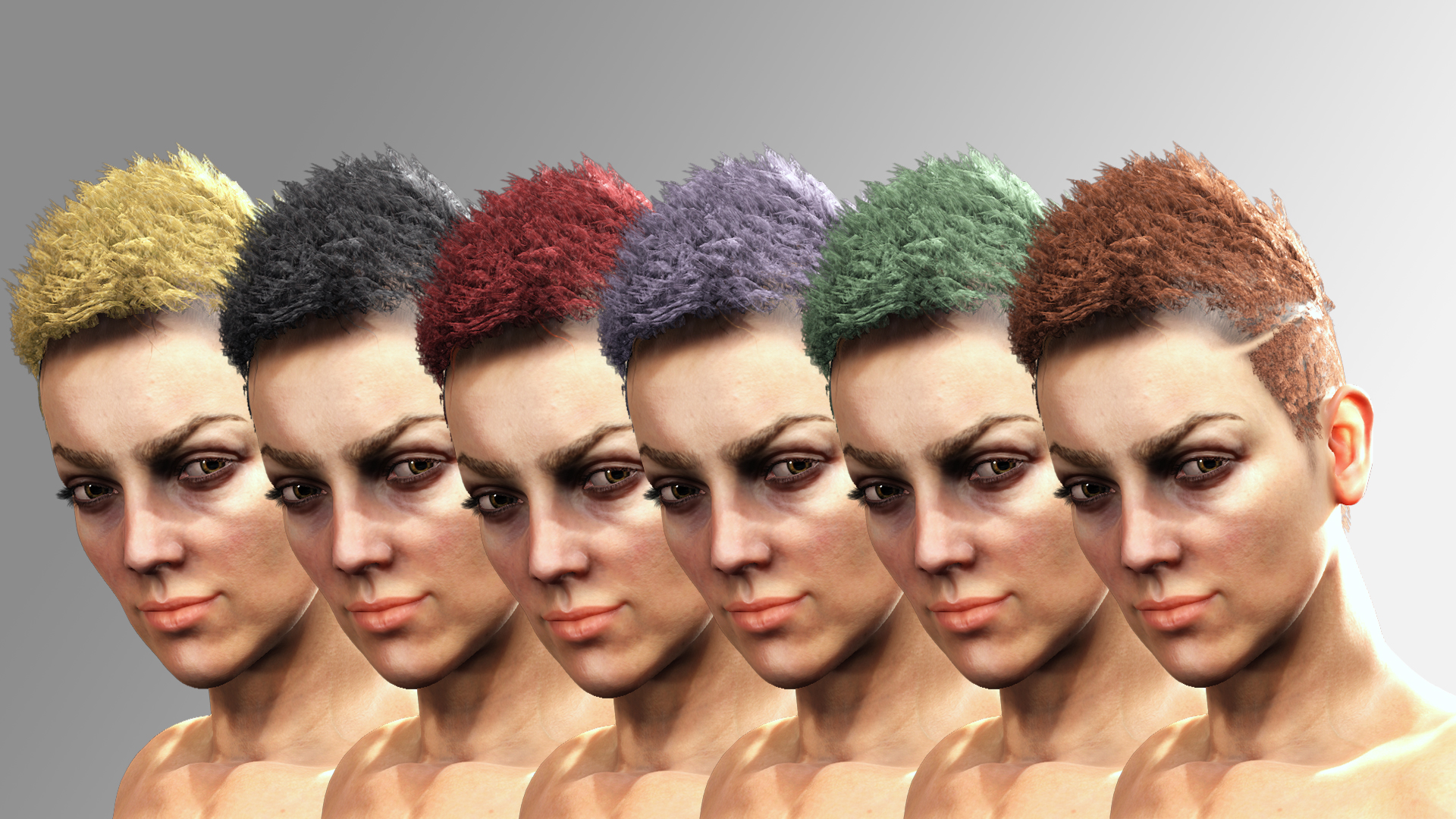 Ace_Visual Rock 5 - Hair Pack