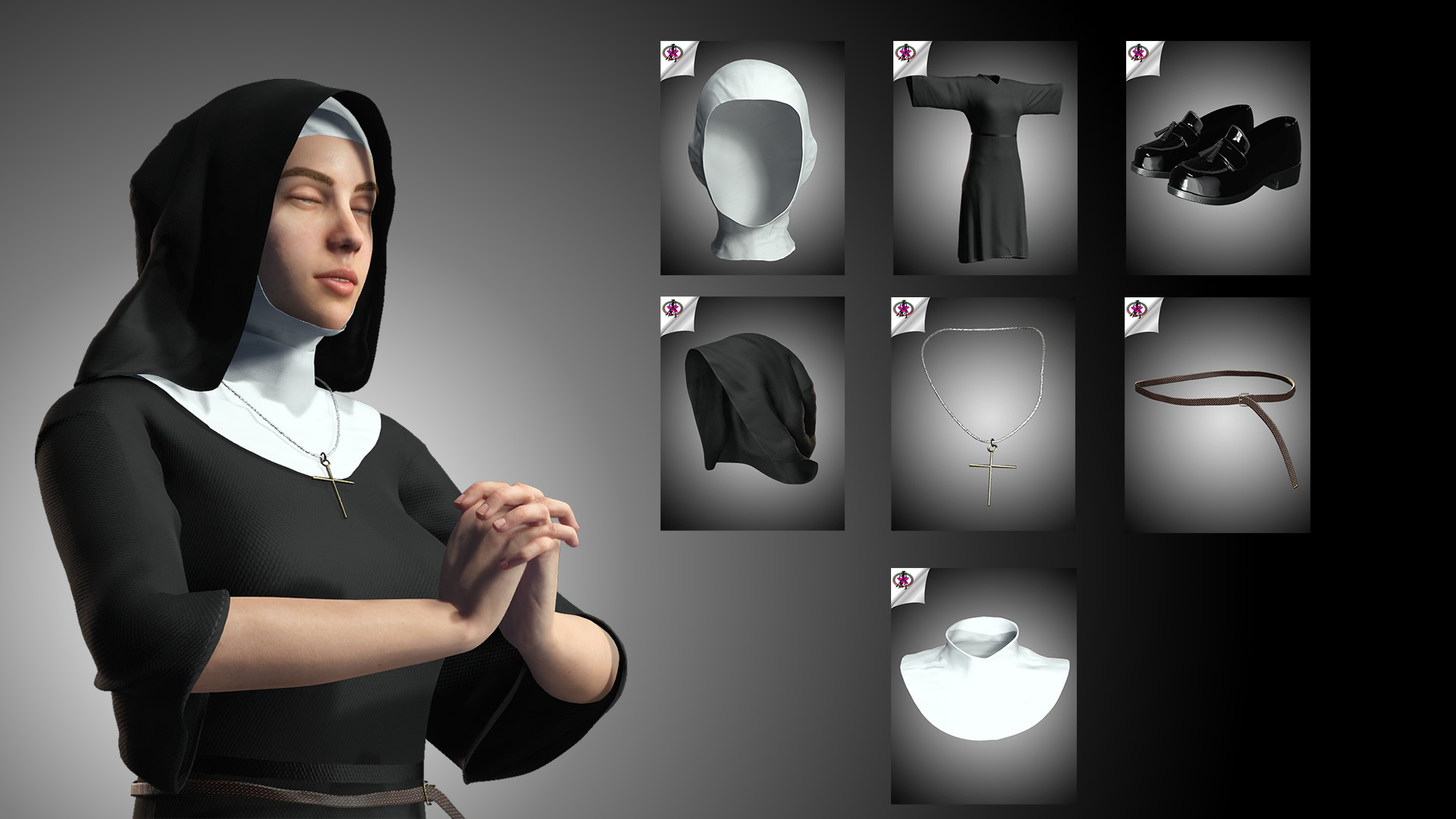 CosplayWorld-NunCostumes
