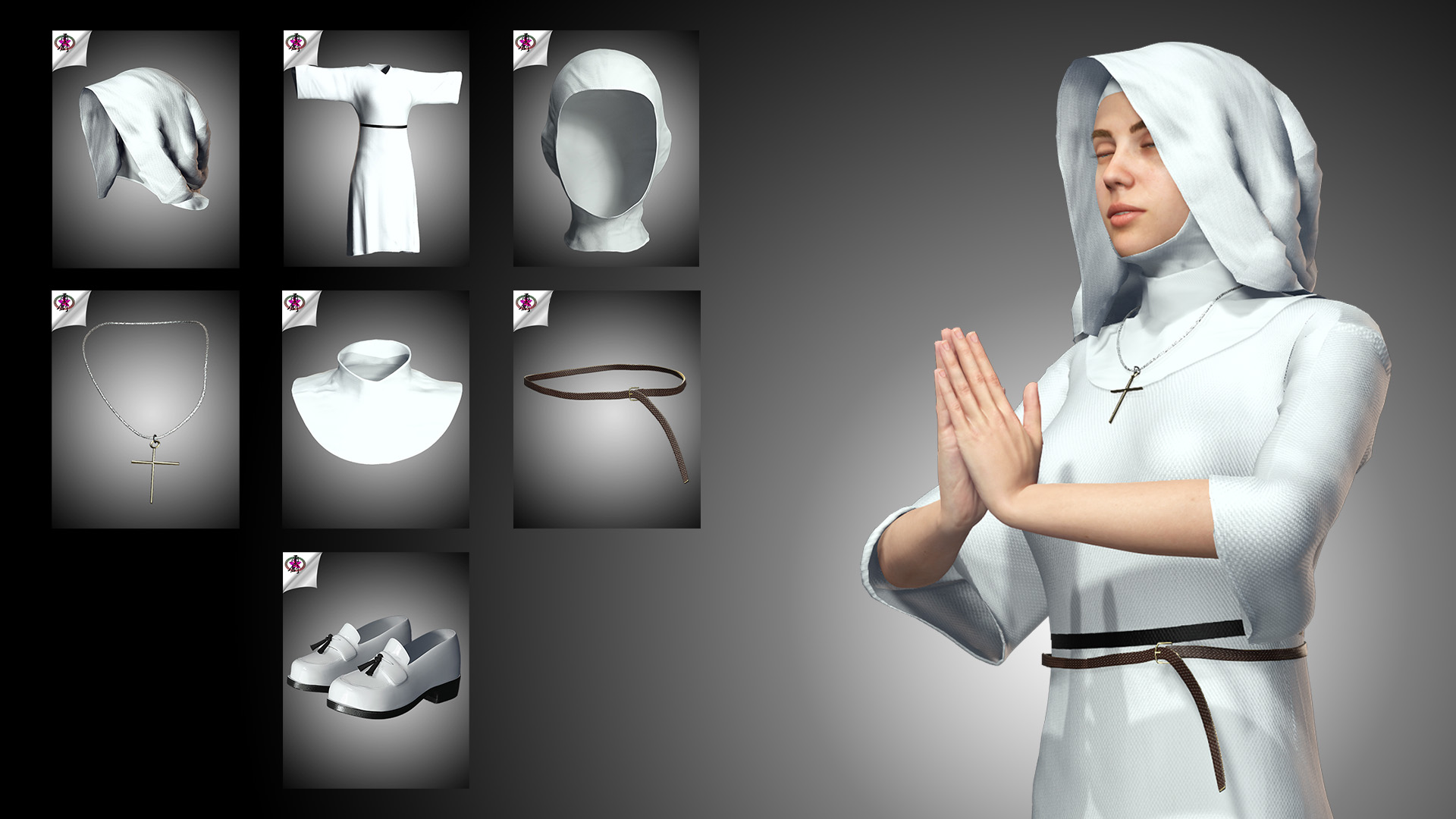 CosplayWorld-NunCostumes