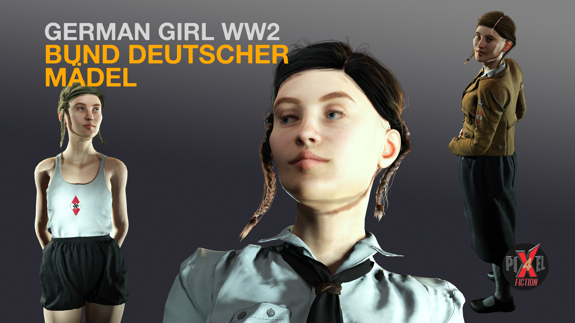 German Girl WW2 Full Outfit