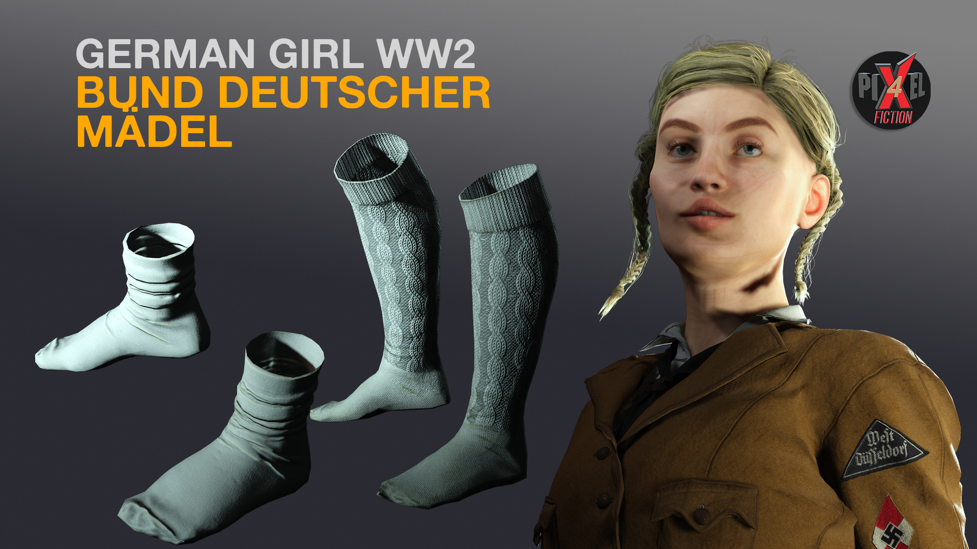 German Girl WW2 Full Outfit