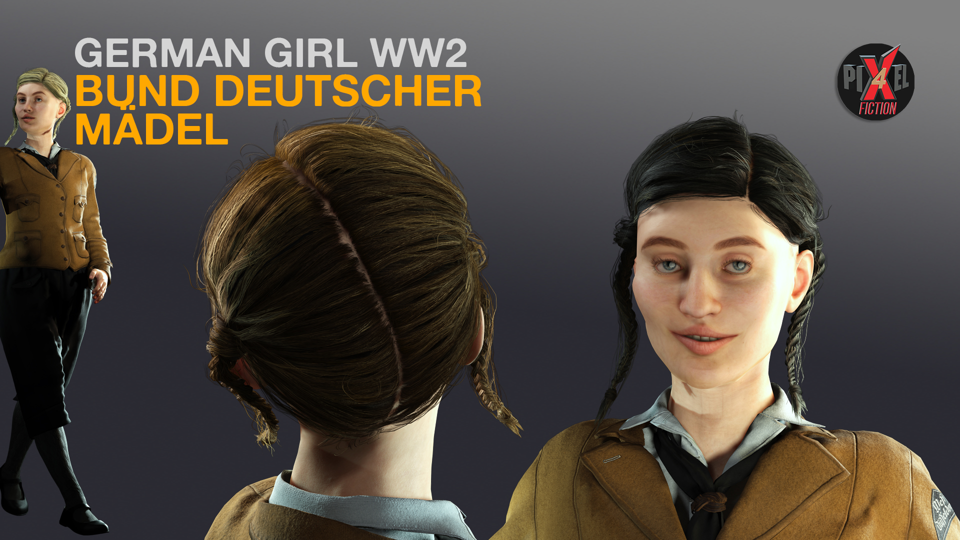 German Girl WW2 Full Outfit