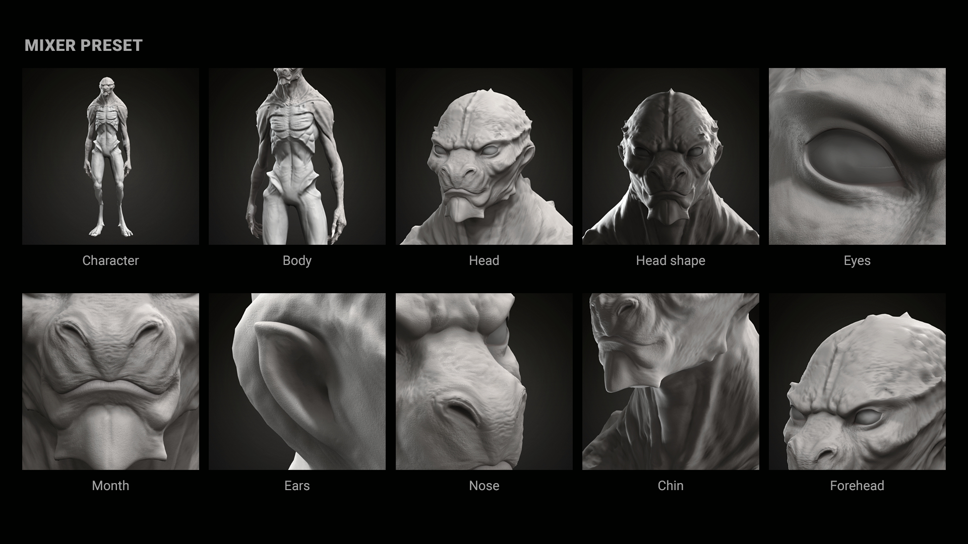 HD Alien Mixer - Lizard Alien