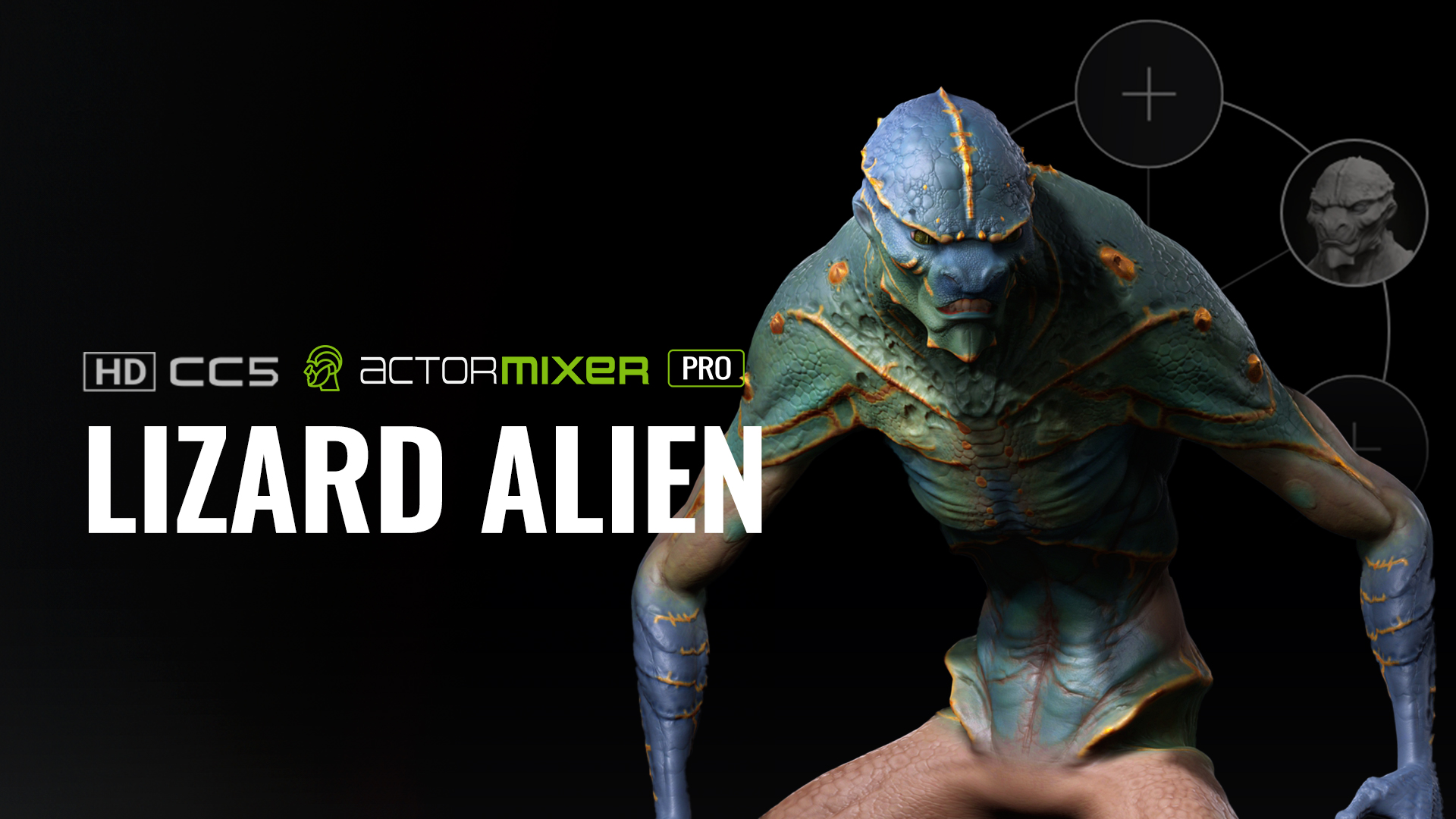 HD Alien Mixer - Lizard Alien
