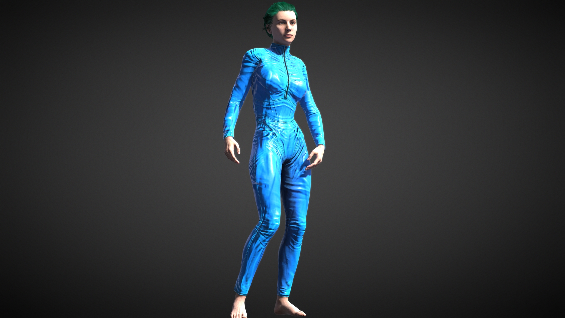 Retro sci-fi suit 16 Ice Queen
