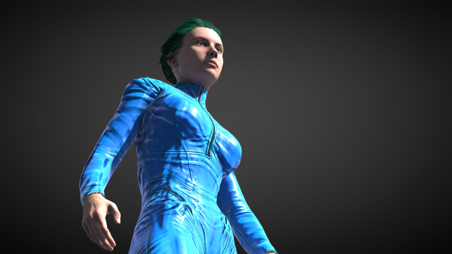 Retro sci-fi suit 16 Ice Queen