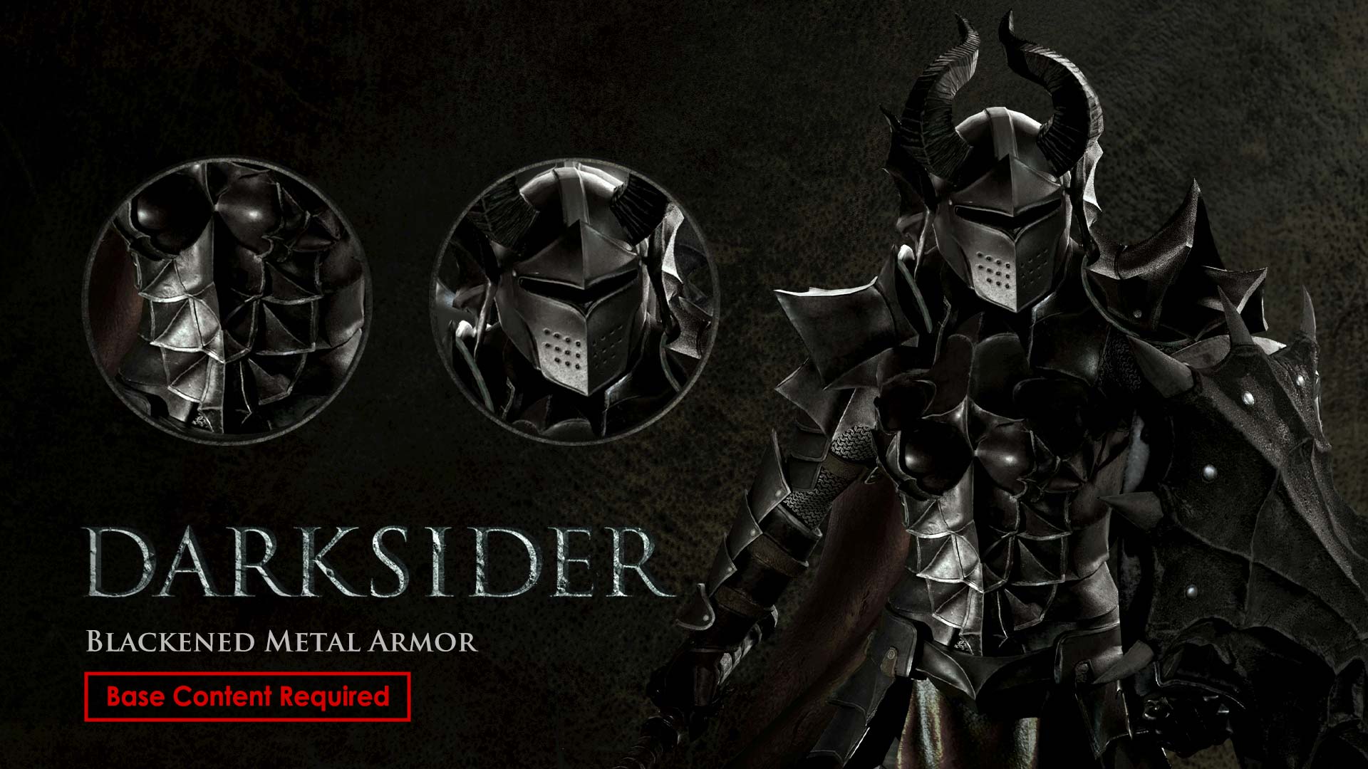 Blackened Metal Armor