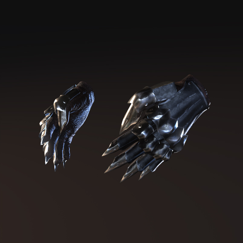 Blackened Metal Armor