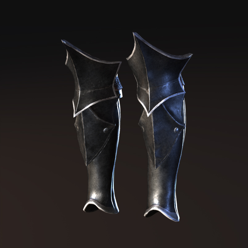 Blackened Metal Armor
