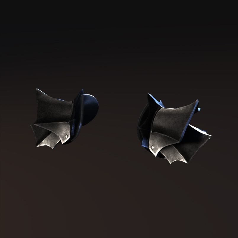 Blackened Metal Armor
