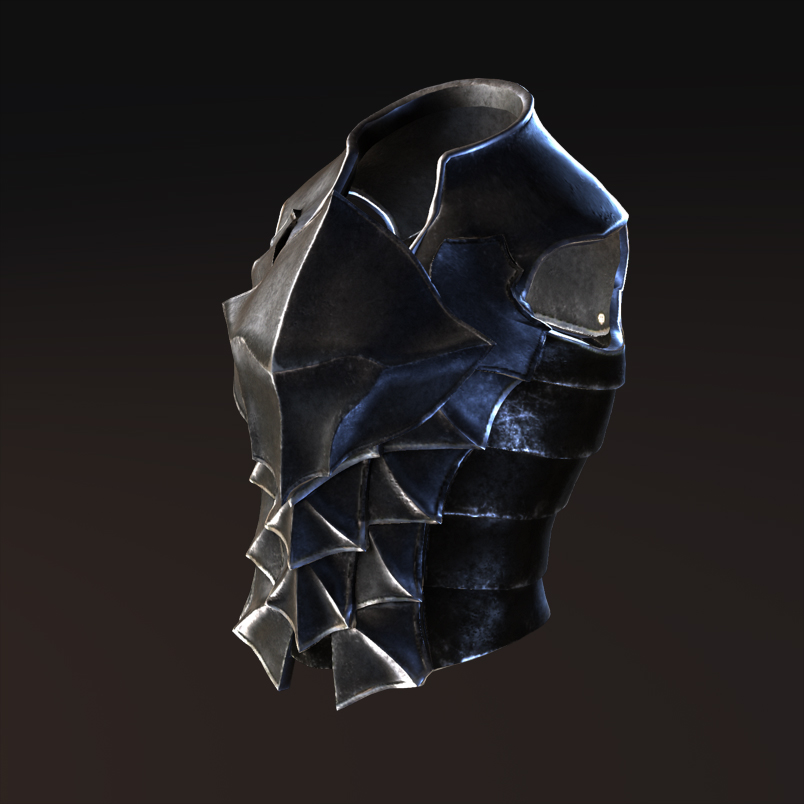 Blackened Metal Armor