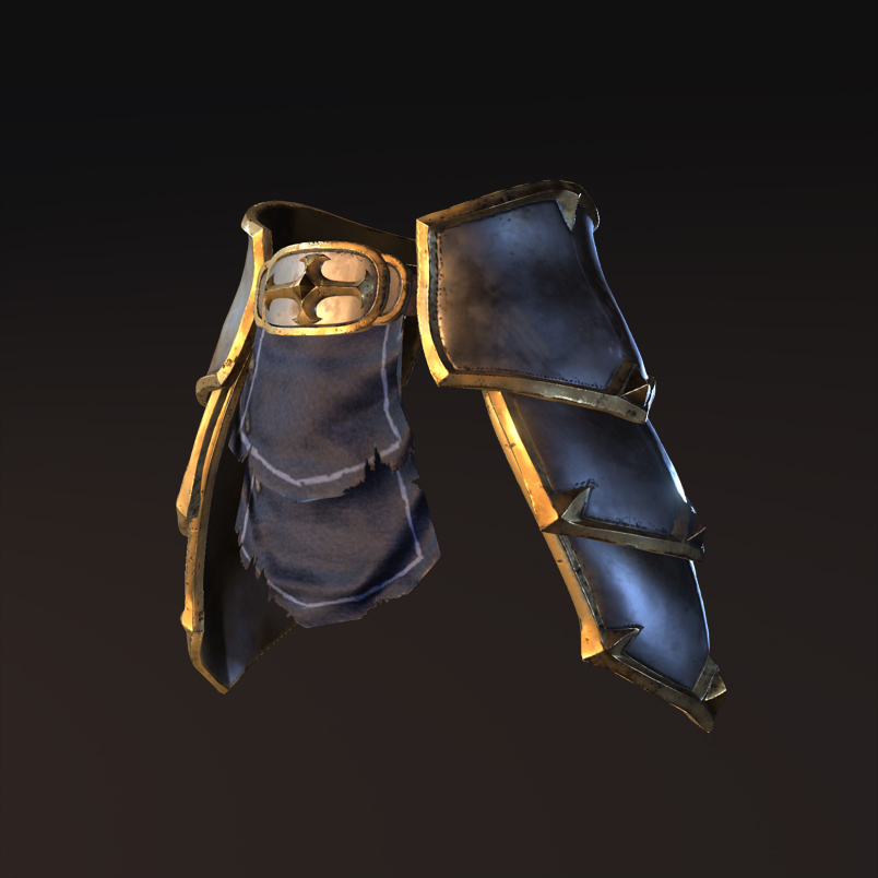 Engraved Golden Armor - Weathered