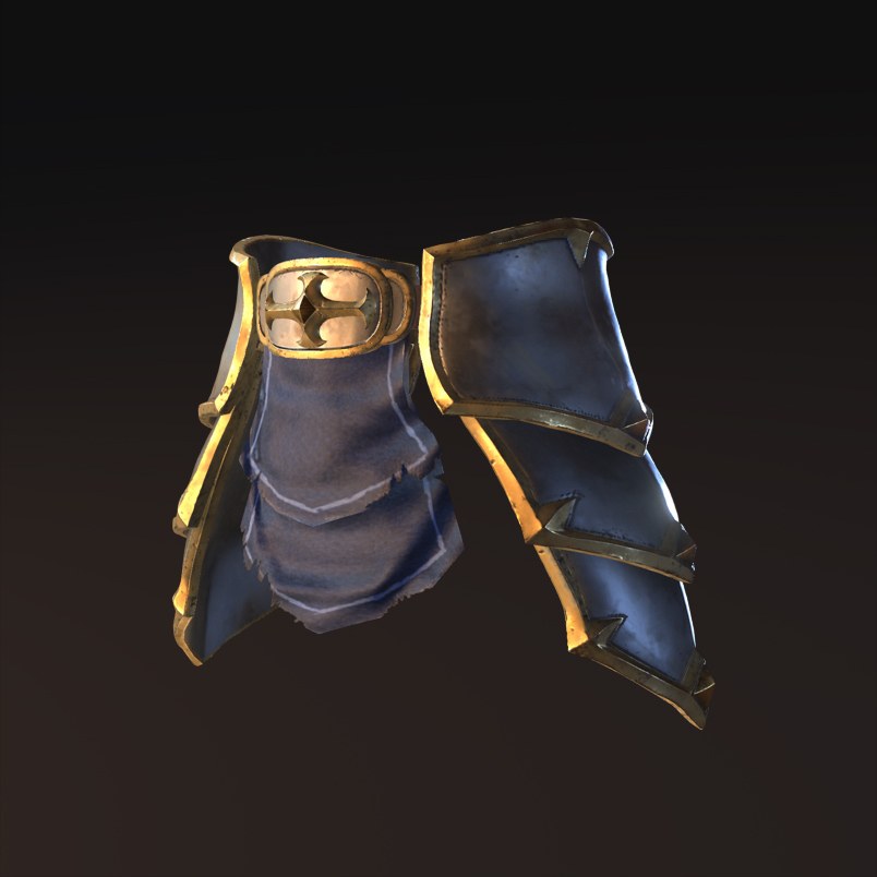 Engraved Golden Armor - Weathered