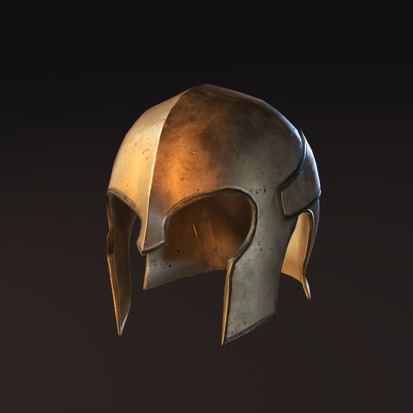 Engraved Golden Armor - Weathered