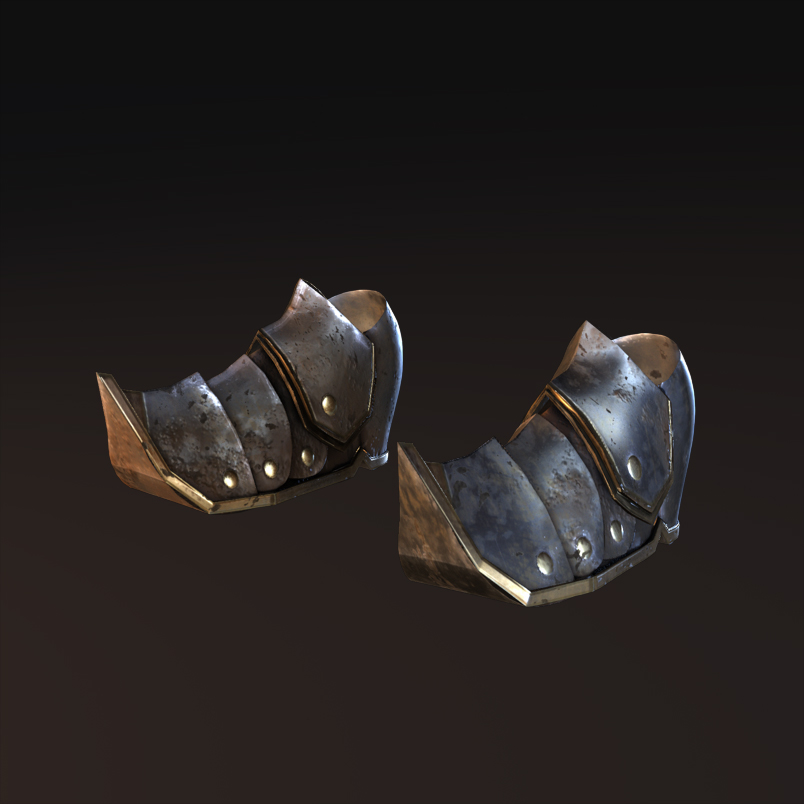 Engraved Golden Armor - Weathered