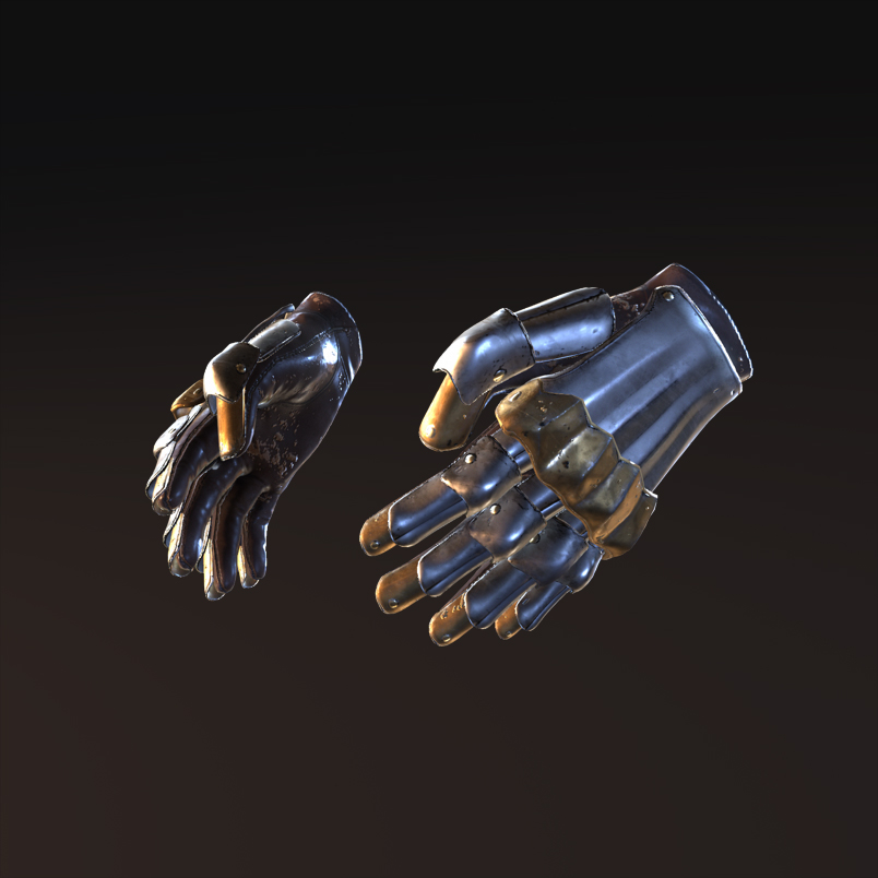 Engraved Golden Armor - Weathered