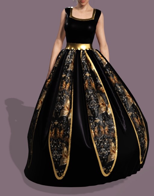 Classic Princess Dress Butterfly