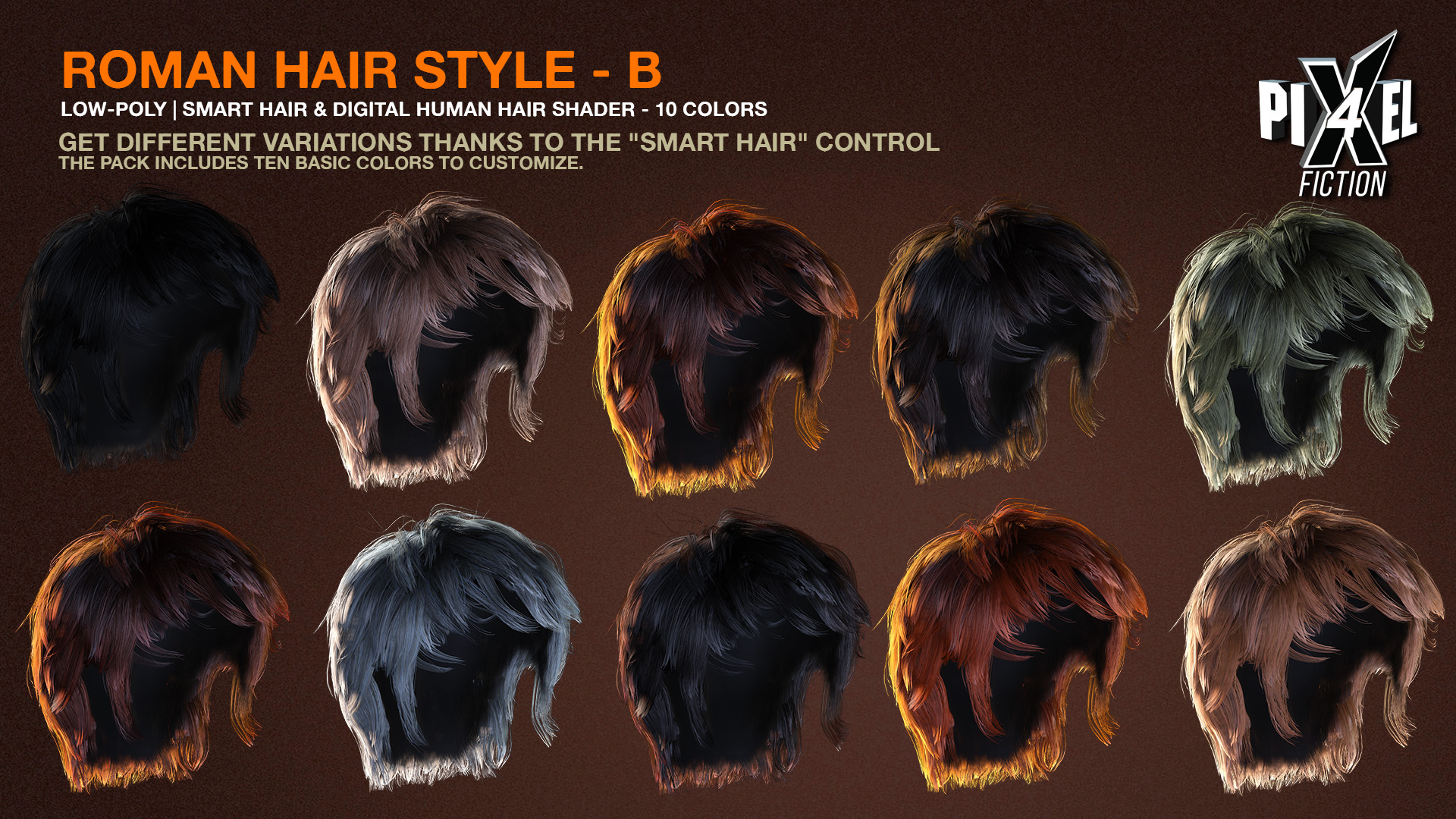 Roman Hair Style B
